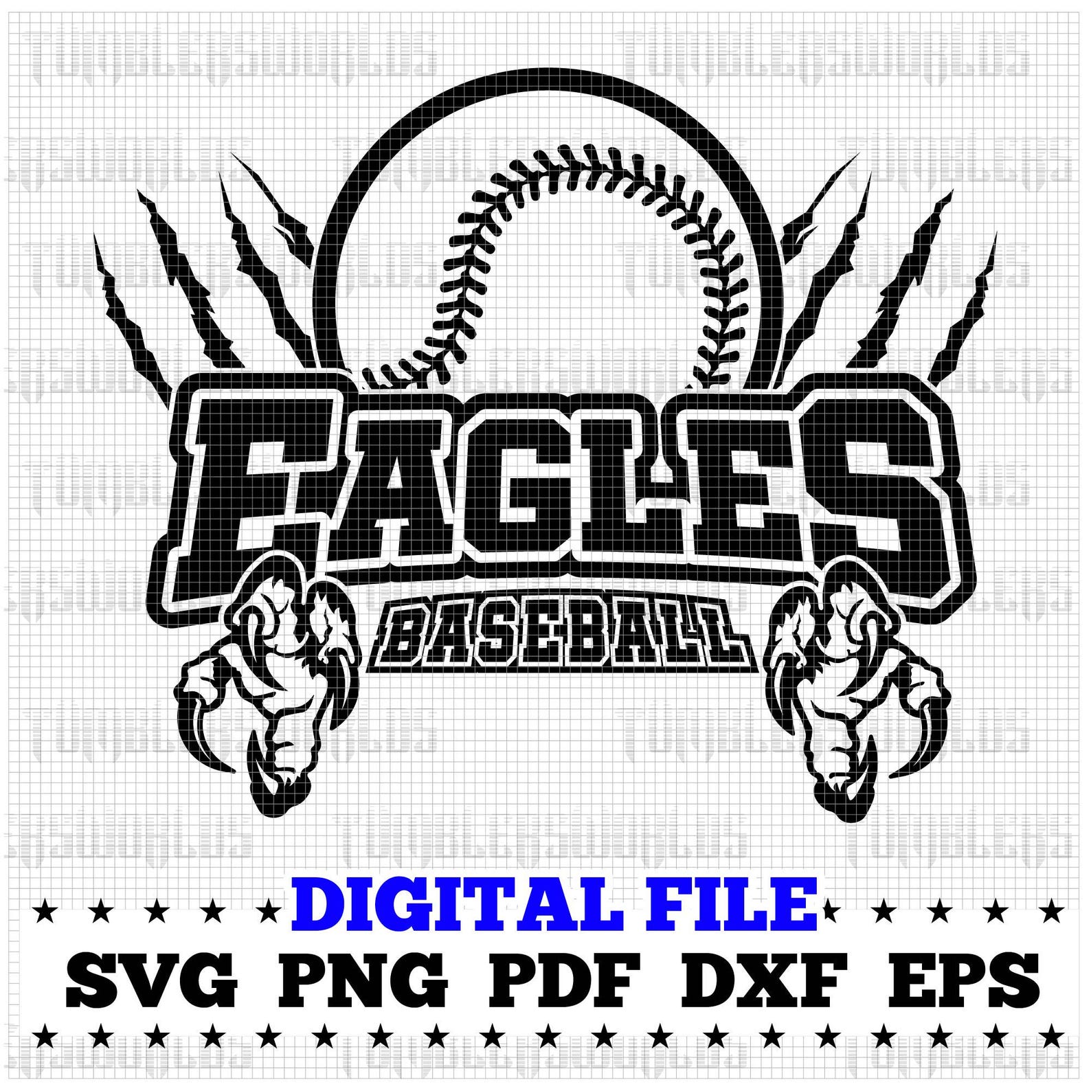 Eagle Baseball Svg, Eagles Baseball Svg , Eagle Svg, Eagles Svg, Sports ...