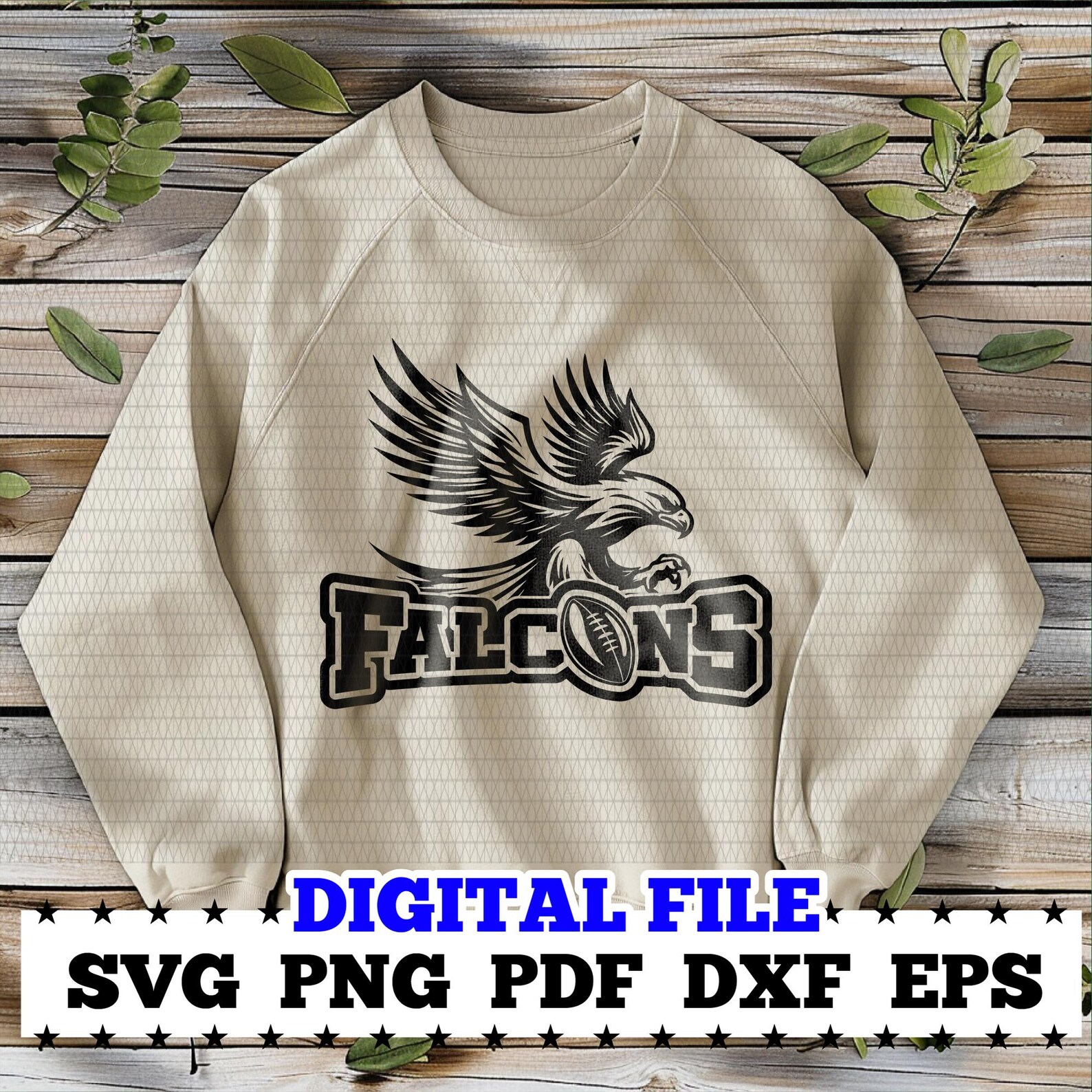 Falcons Football Svg, Falcon Svg, Falcons Svg, Falcon Football Svg ...