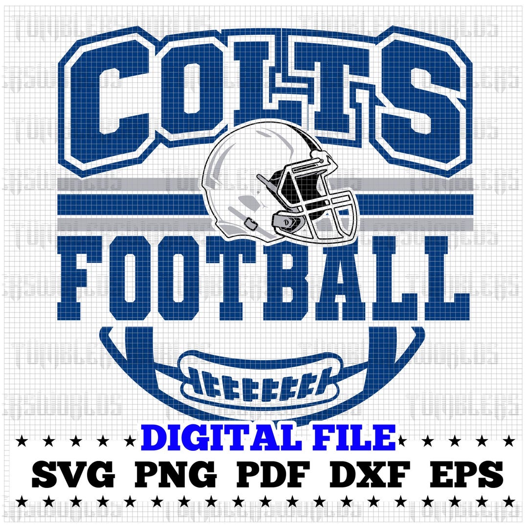 Colts Football Svg, Football Svg, Sports Svg, Football Shirt ...