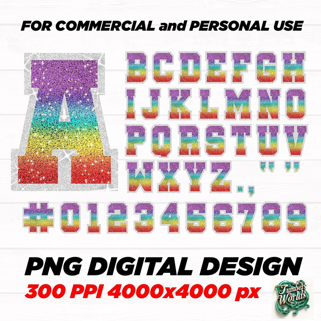 Glitter Font, Glitter Sport Alphabet Png - Rainbow Glitter Alphabet ...