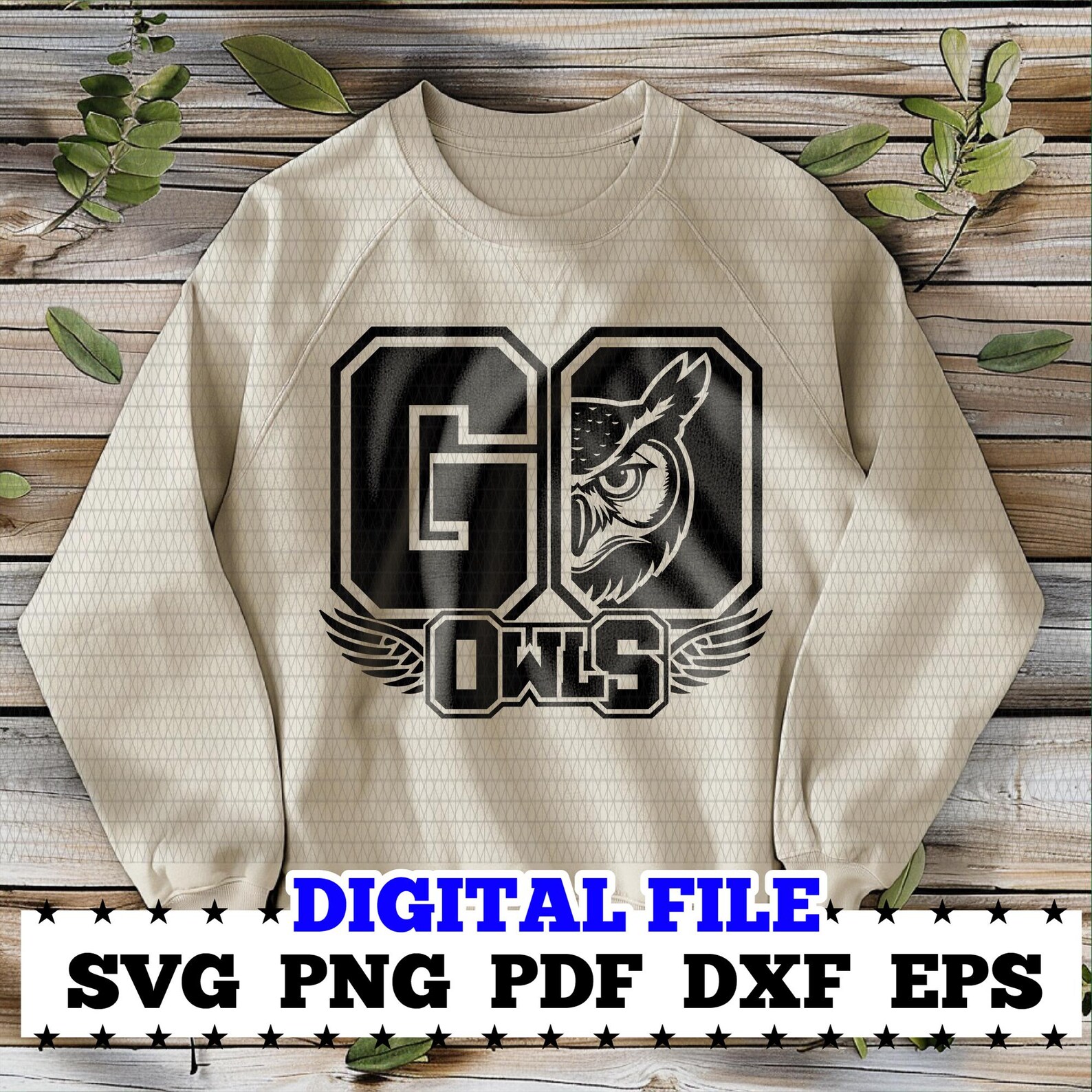 Go Owls Svg, Owls Svg, Owls Pride, Owls Mascot Svg, High School Owls ...