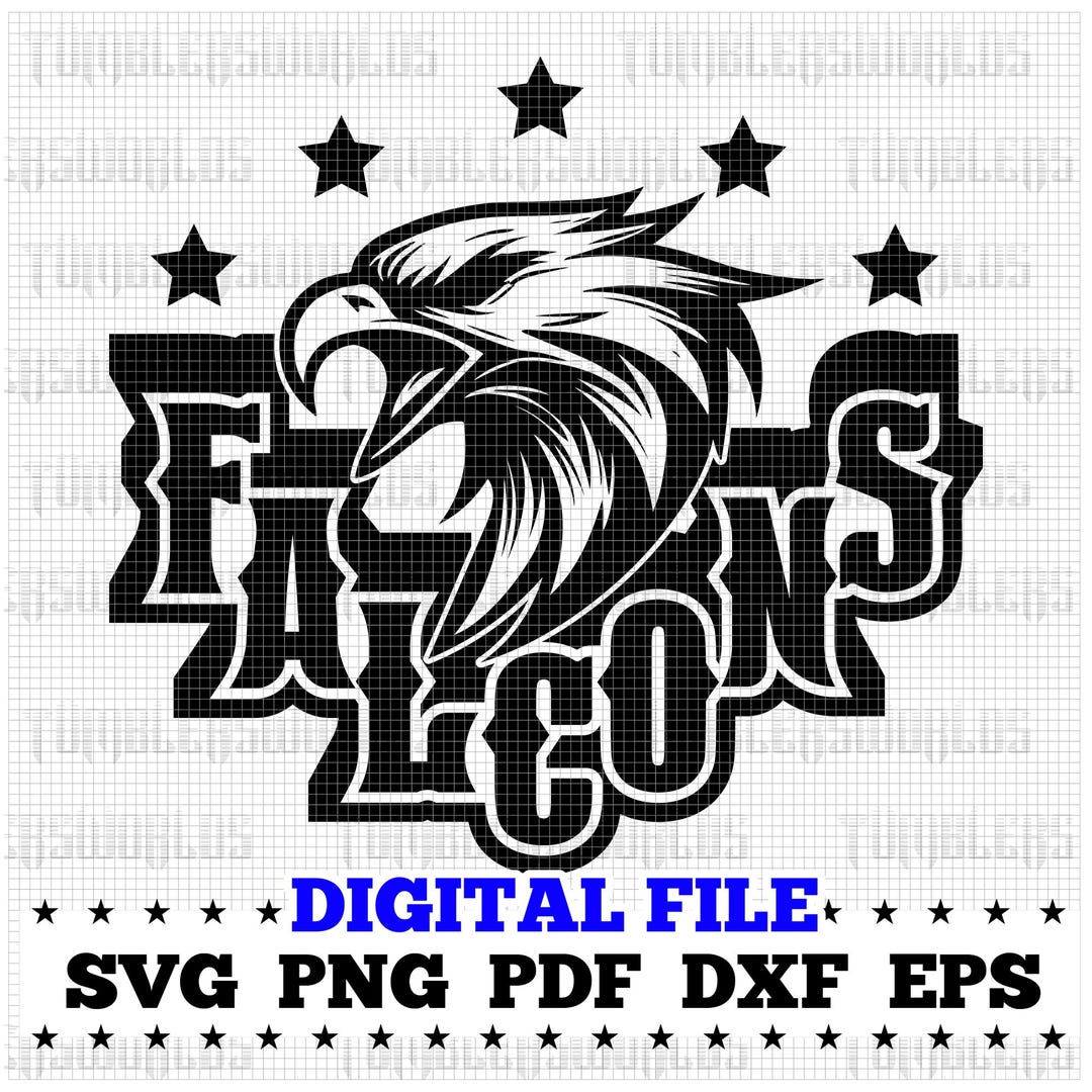 Falcons Svg, Falcon Svg, Falcon Png, Falcons Png, Falcons Logo, Falcons ...