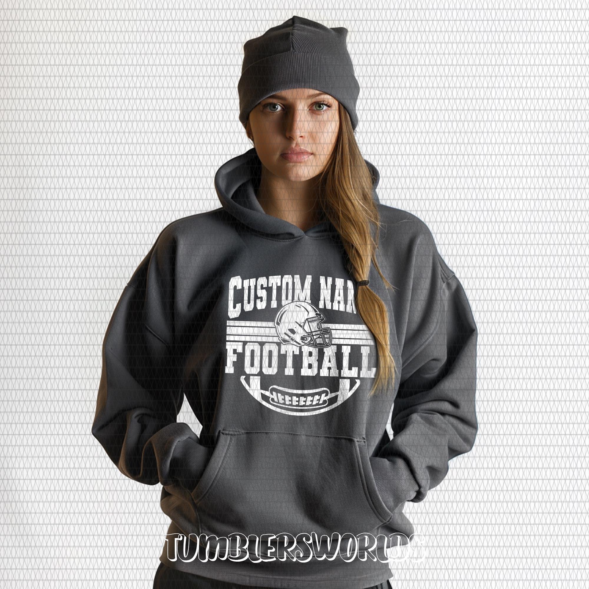 Custom Football Team Name Design – Personalized Helmet Logo SVG, Sport ...