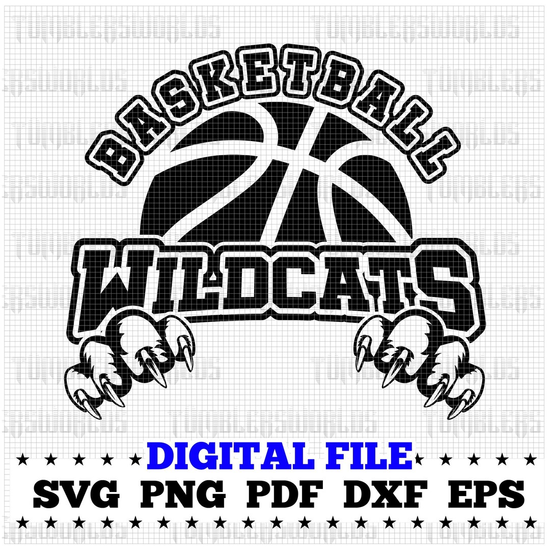 Wildcats Basketball Claws Svg, Wildcats Basketball Svg, Wildcats Svg ...