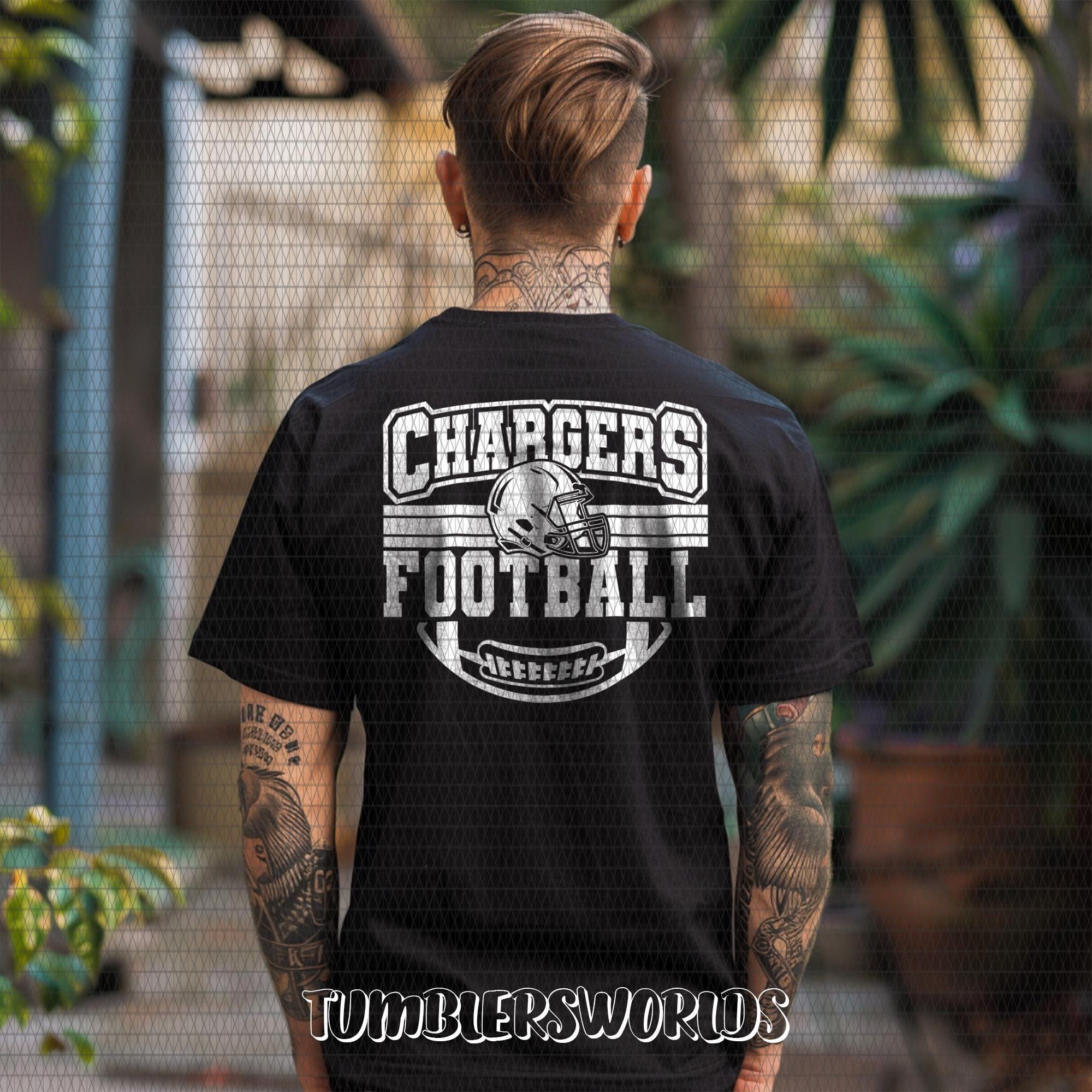 Chargers Football Svg, Football Svg, Sports Svg, Football Shirt ...