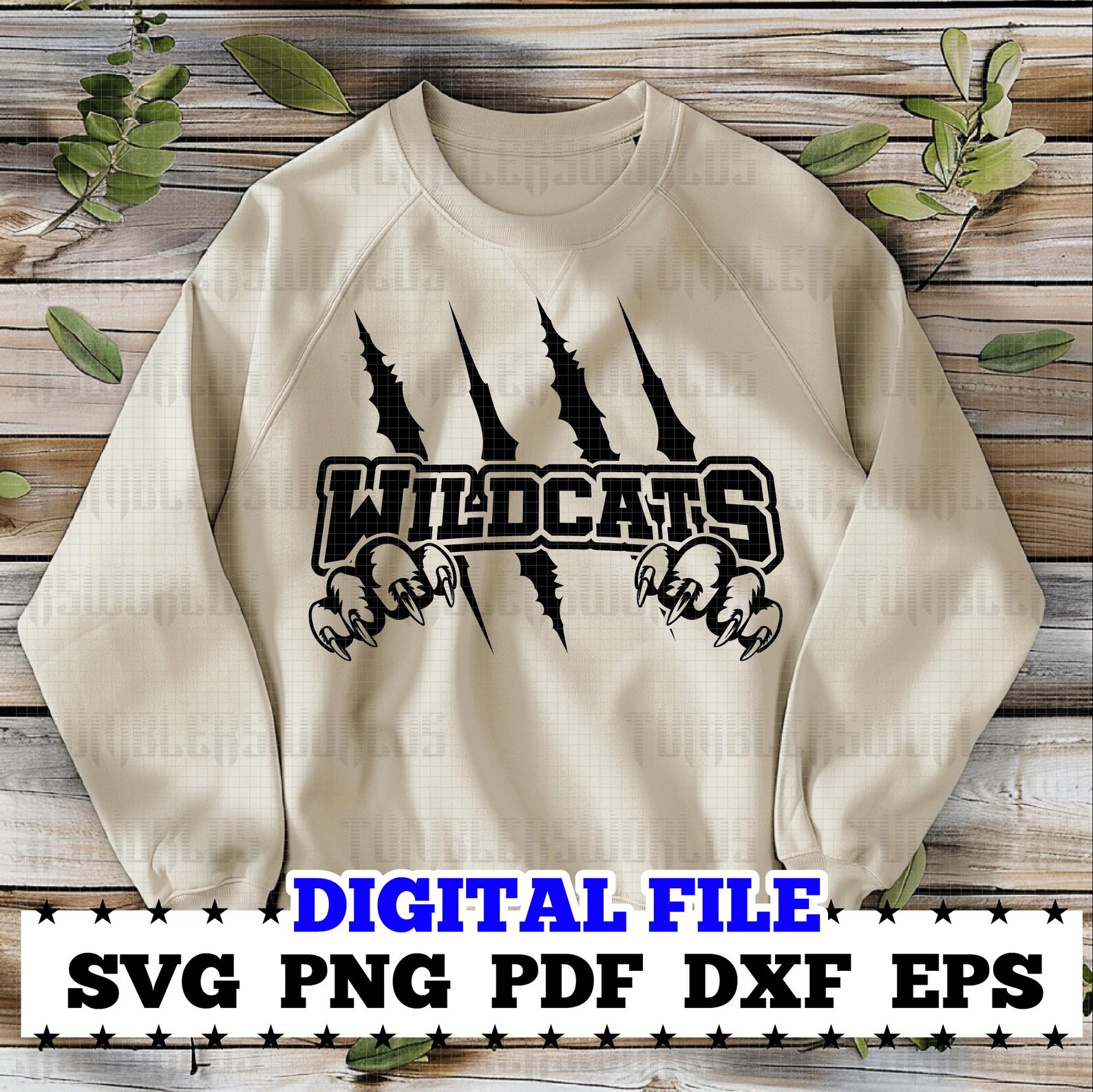 Wildcats Claws Svg, Wildcats Mascot Svg, Wildcats Spirit Svg, Wildcats ...