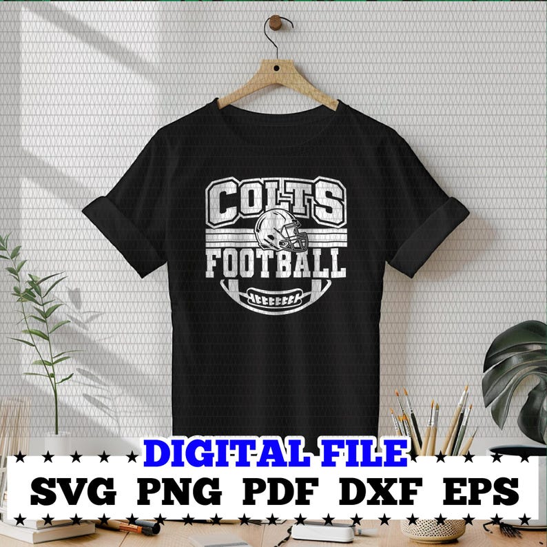 Colts Football Svg, Football Svg, Sports Svg, Football Shirt ...