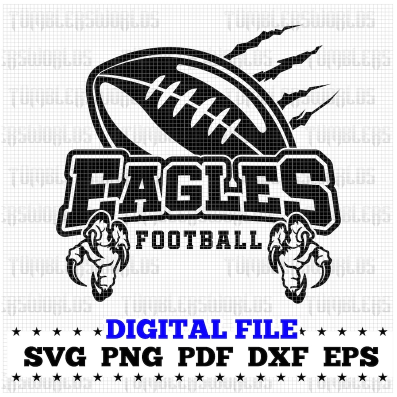 Eagles Football Svg Eagle Football Svg Eagles Football Png Eagles ...