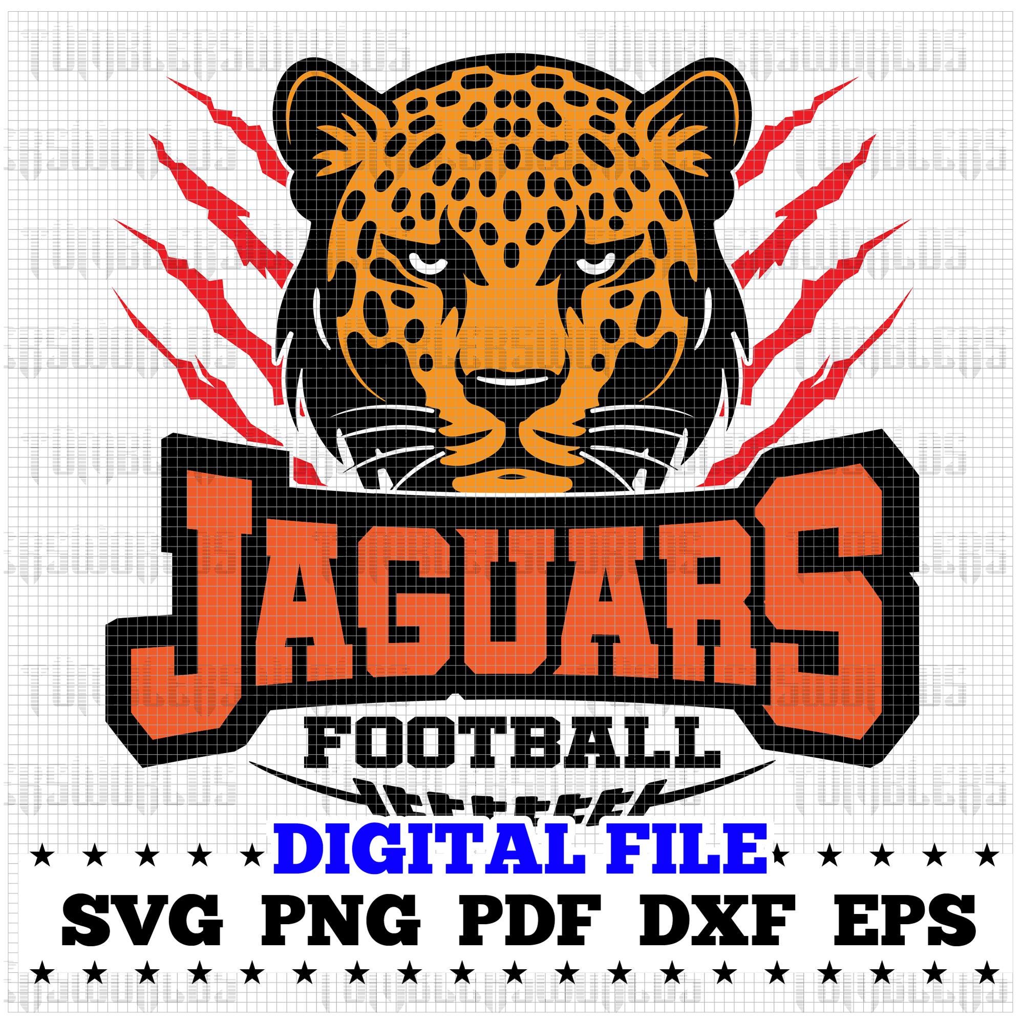 Jaguars Football Svg Jaguar Football Svg Jaguars Football Png Jaguars ...
