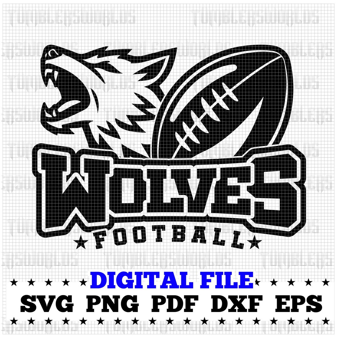 Wolves Svg Png, Wolves Football Svg, Wolves Mascot Svg, Svg Png Eps Dxf ...