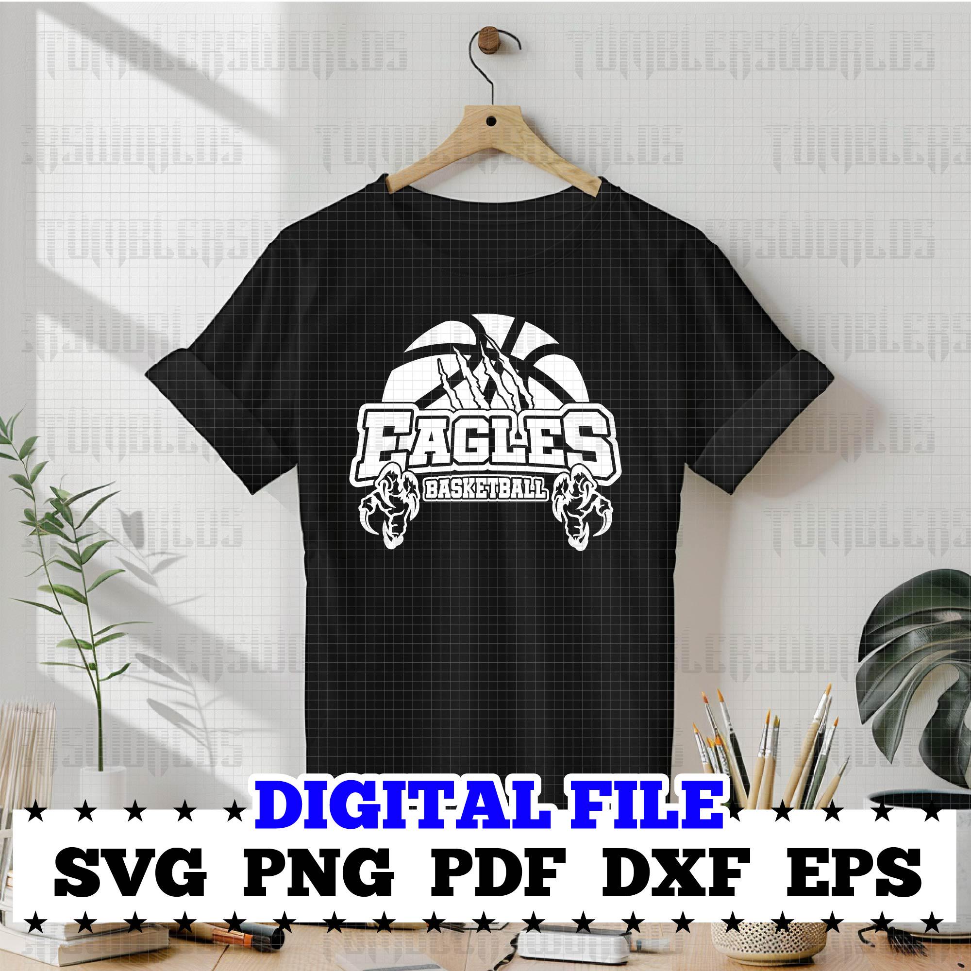 High School Eagles Basketball Svg, Eagle Hawk Bird Svg, Eagles Mascot ...