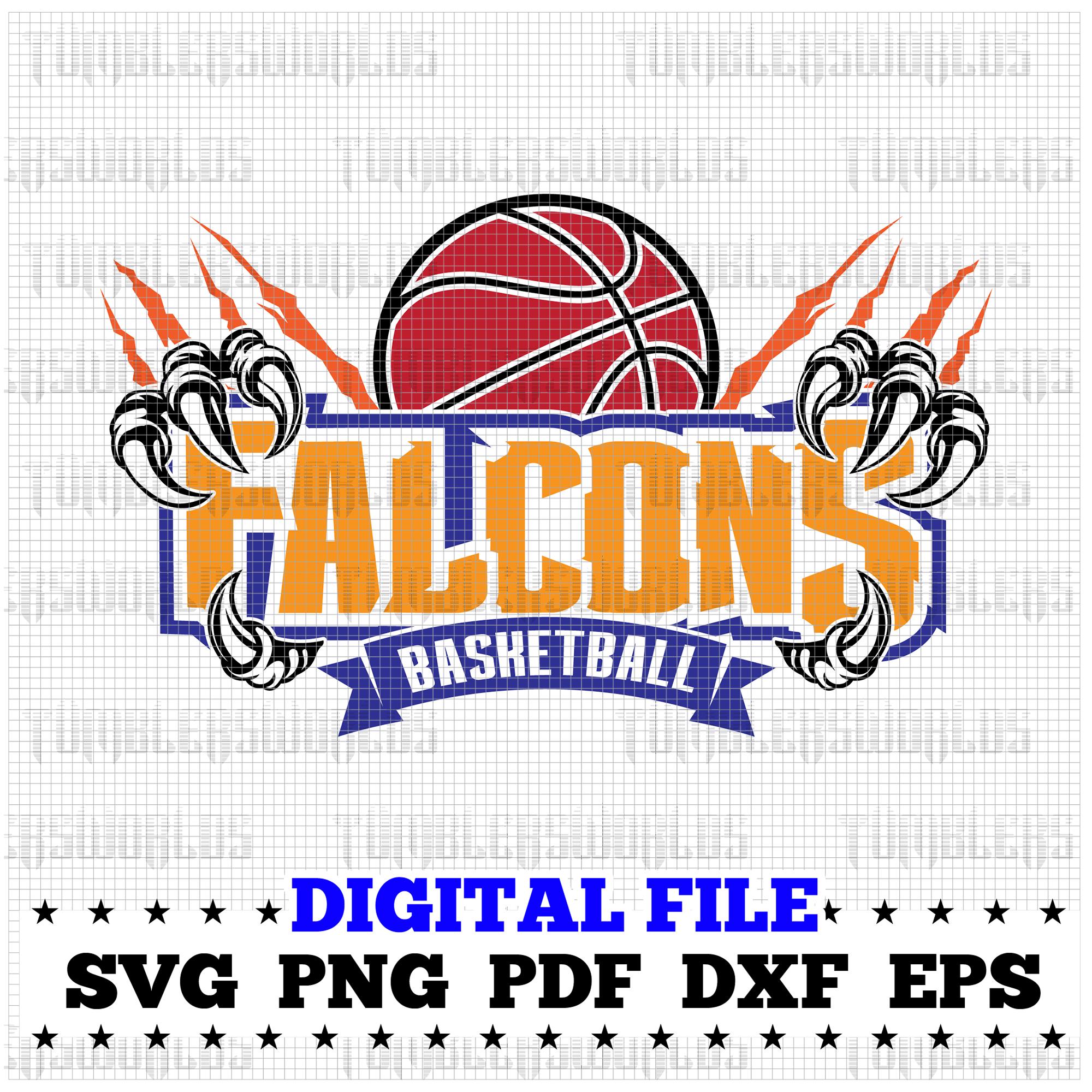 Basketball Svg, Falcon Basketball, Falcon, Falcons, Basketball, Svg ...