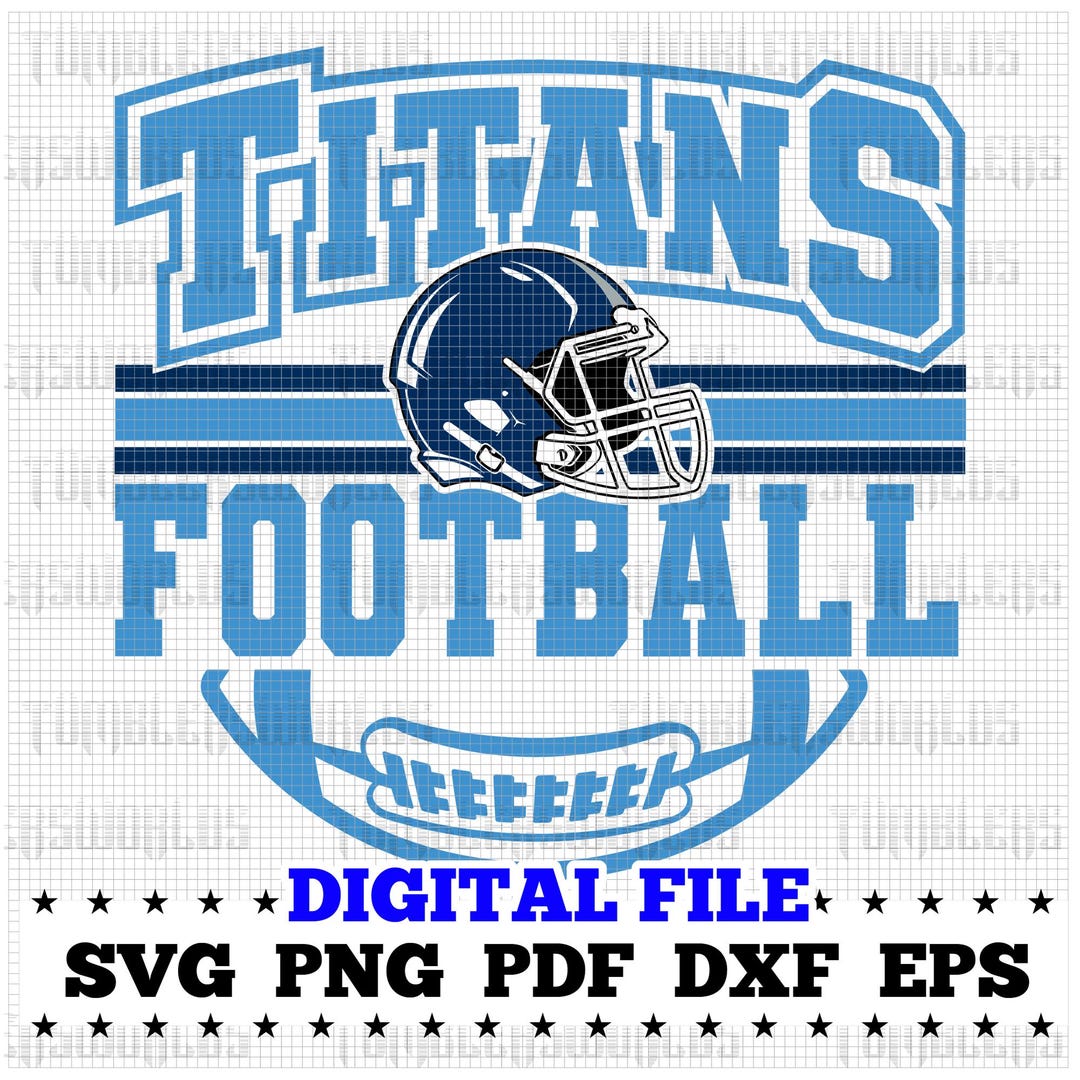 Titans Football Svg, Football Svg, Sports Svg, Football Shirt ...