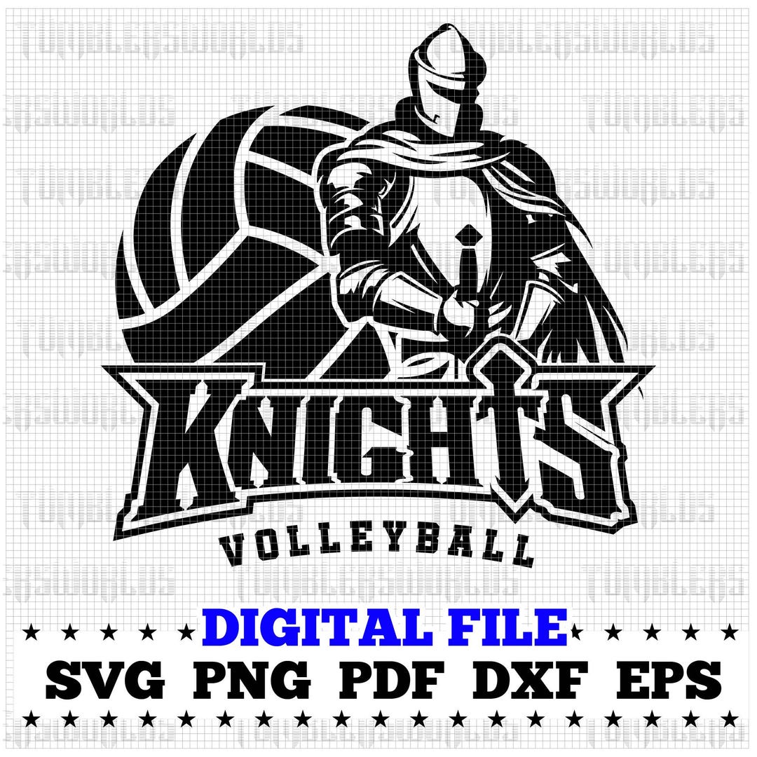 Volleyball Svg, Knight Volleyball Svg, Knights, Knight, Volleyball, Svg ...