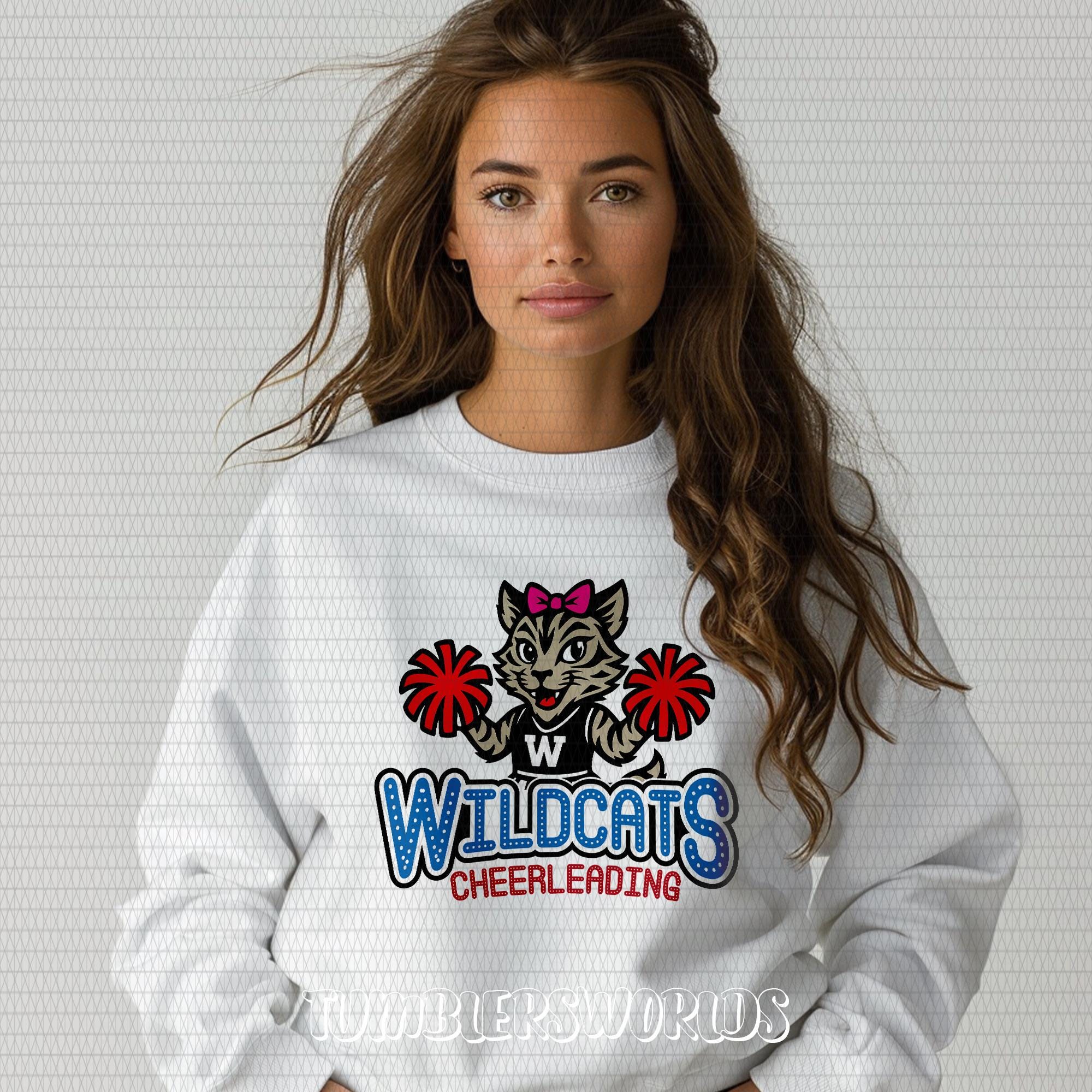Wildcats Cheerleading Svg Mascot Cut File for Cricut and Sublimation ...