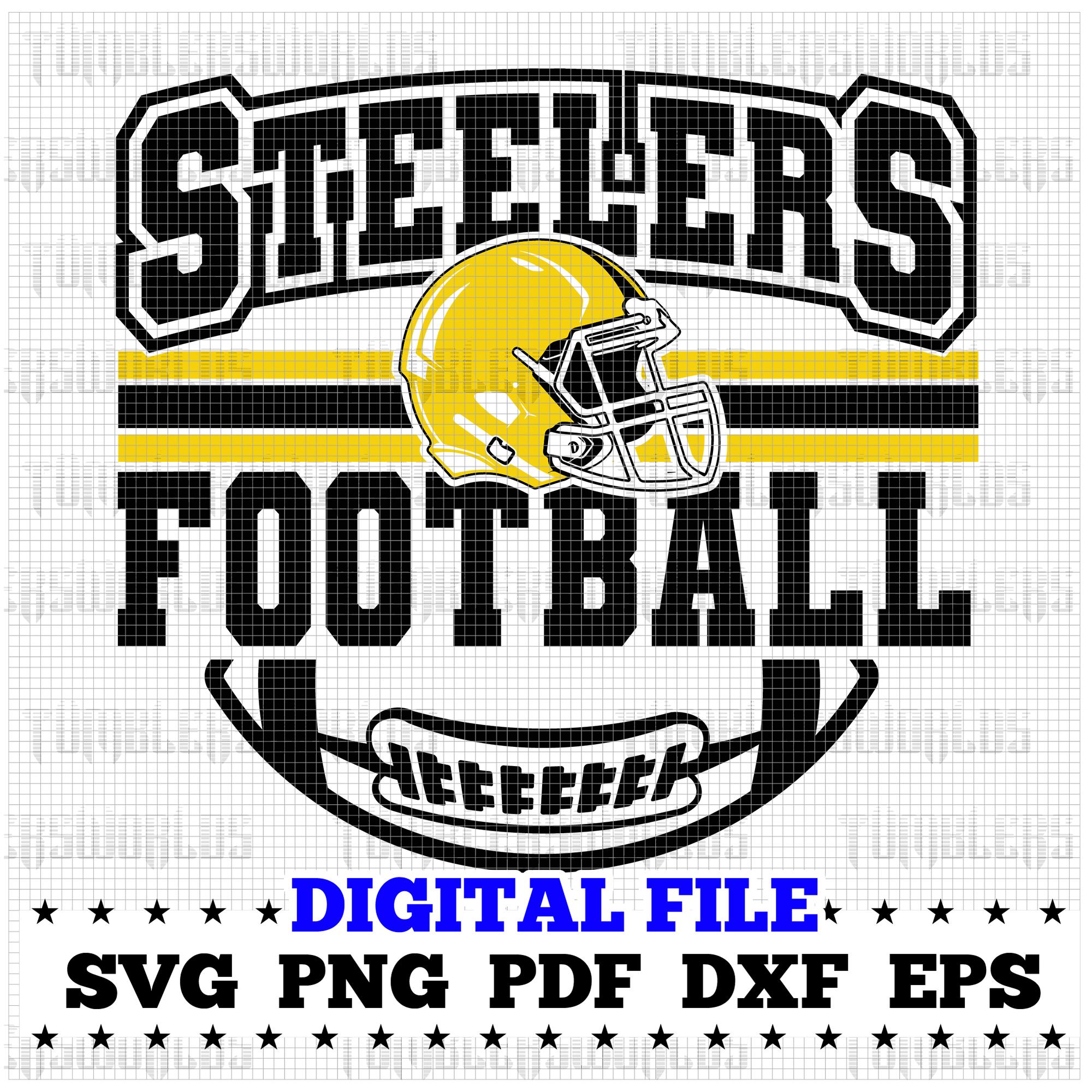 Steelers Football Svg, Football Svg, Sports Svg, Football Shirt ...