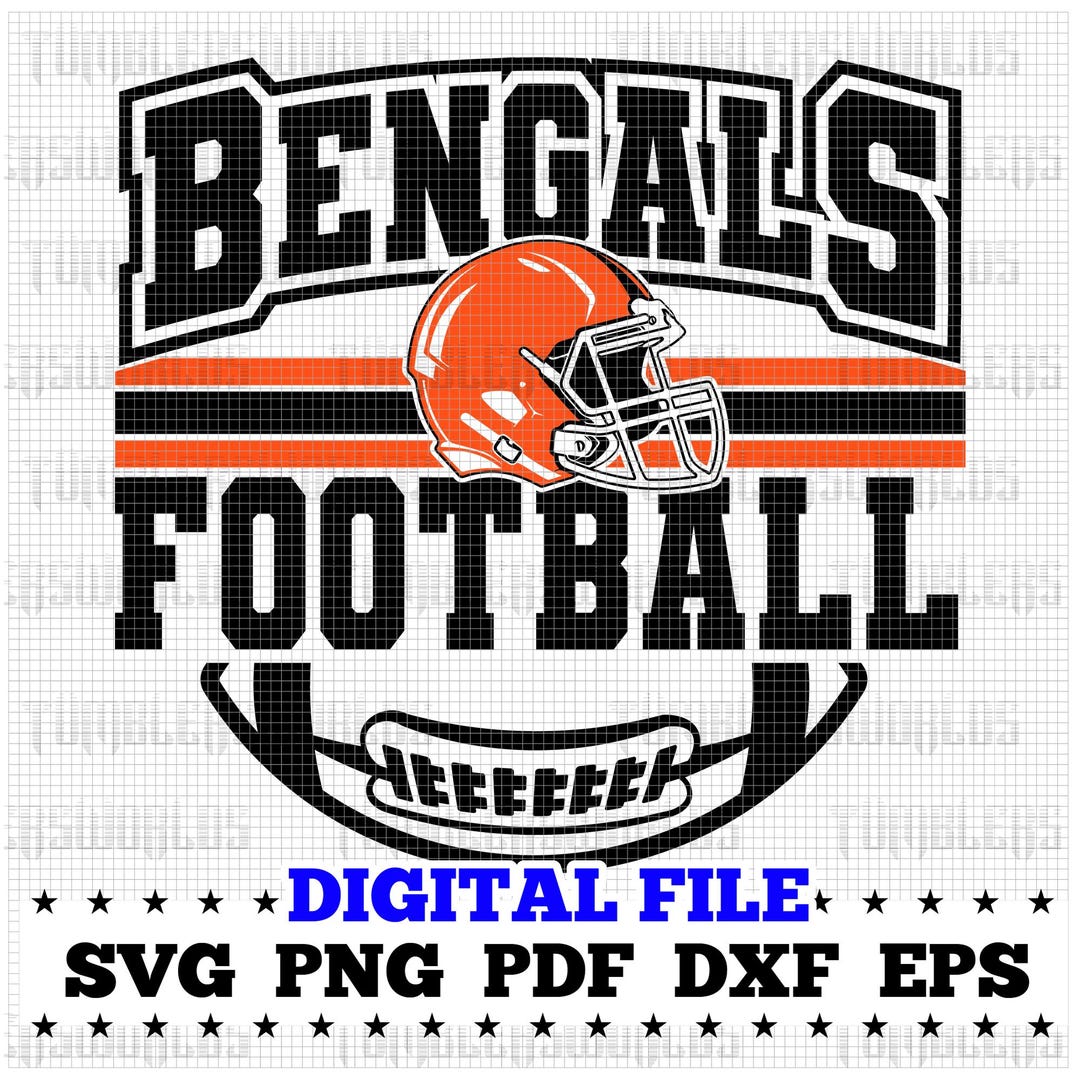 Bengals Football Svg, Football Svg, Sports Svg, Football Shirt ...