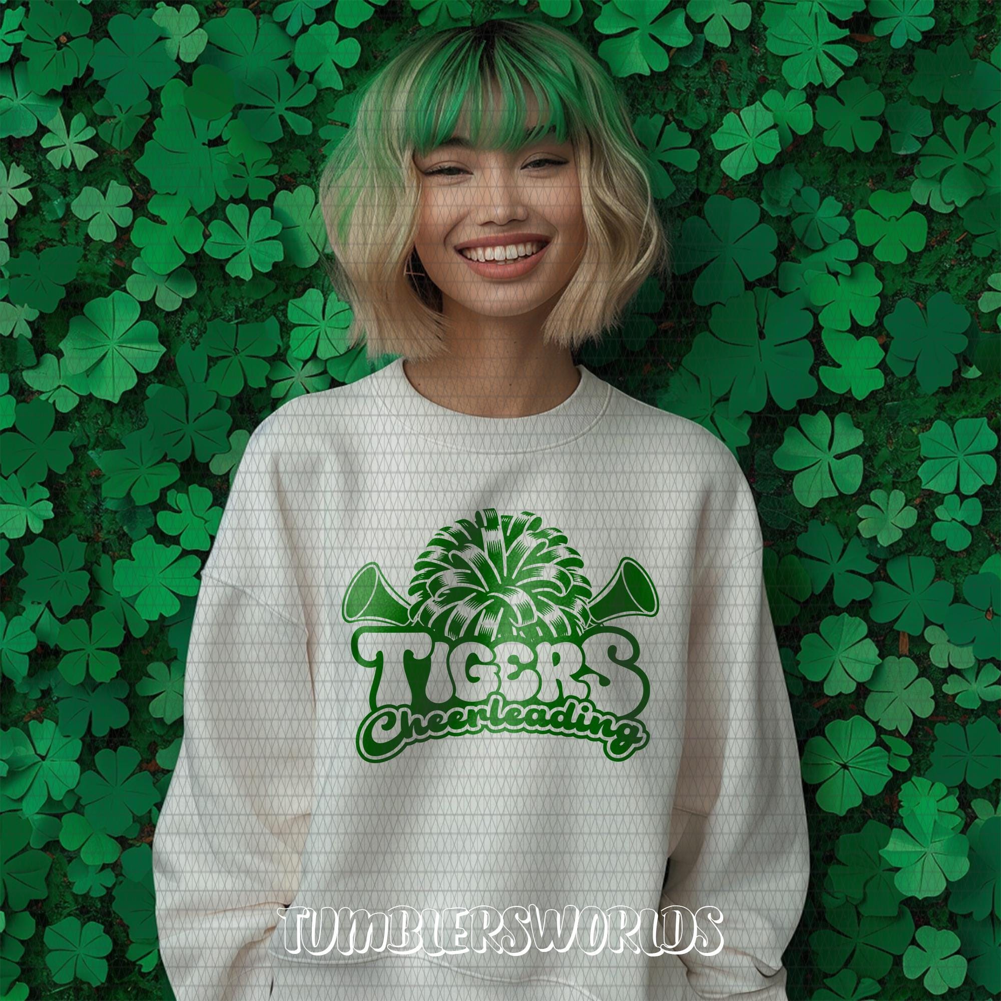 Tigers Cheerleading Svg, Tiger Cheerleading Svg, Tigers Cheer Svg ...