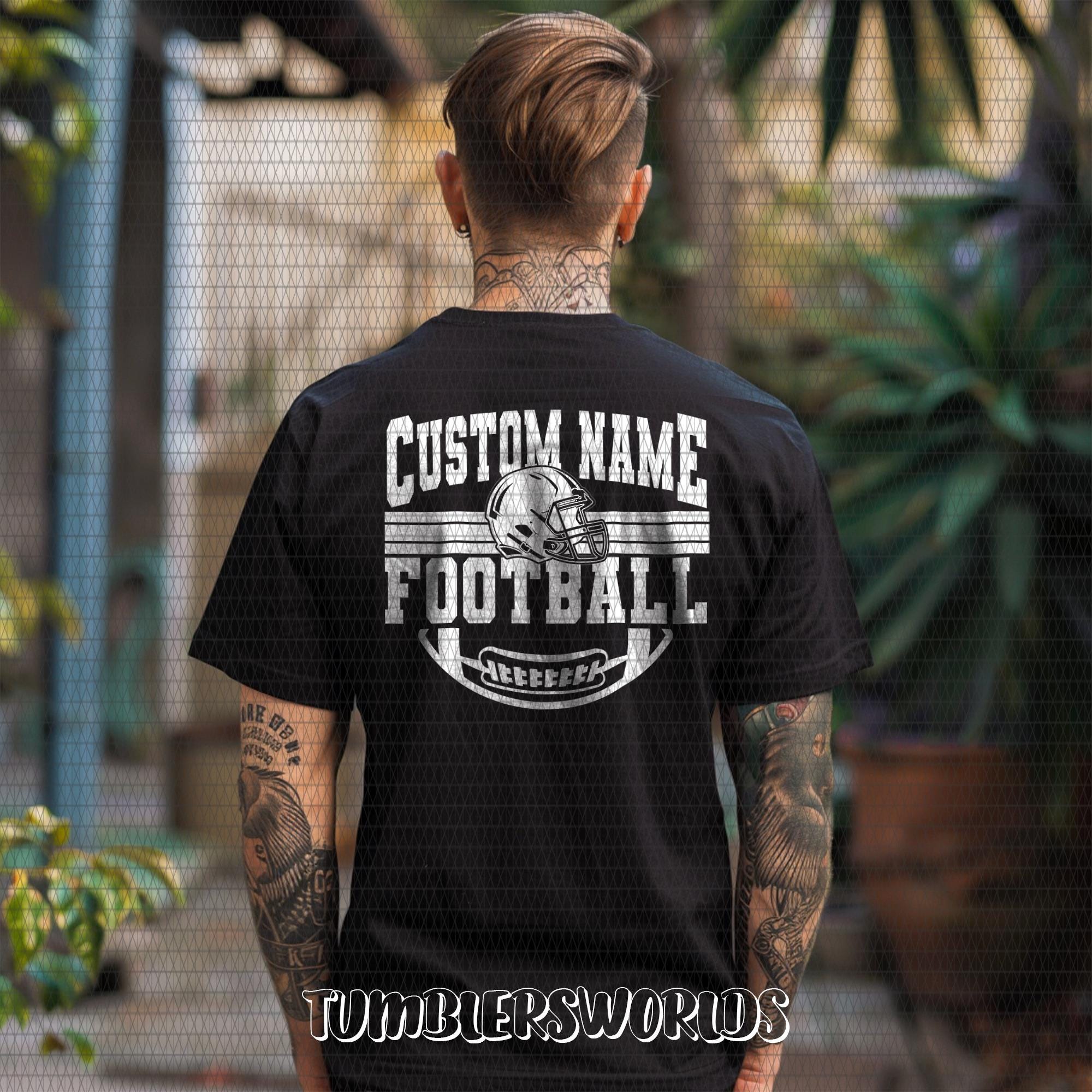Custom Football Team Name Design – Personalized Helmet Logo SVG, Sport ...