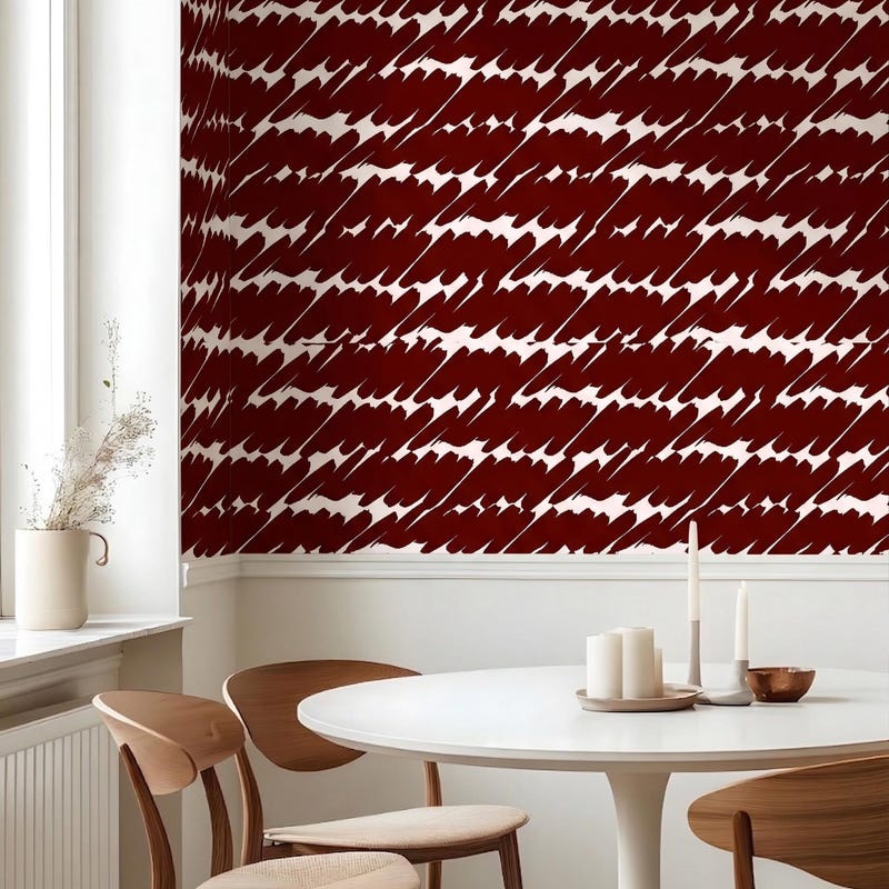 Abstract Wallpaper Floral - Etsy