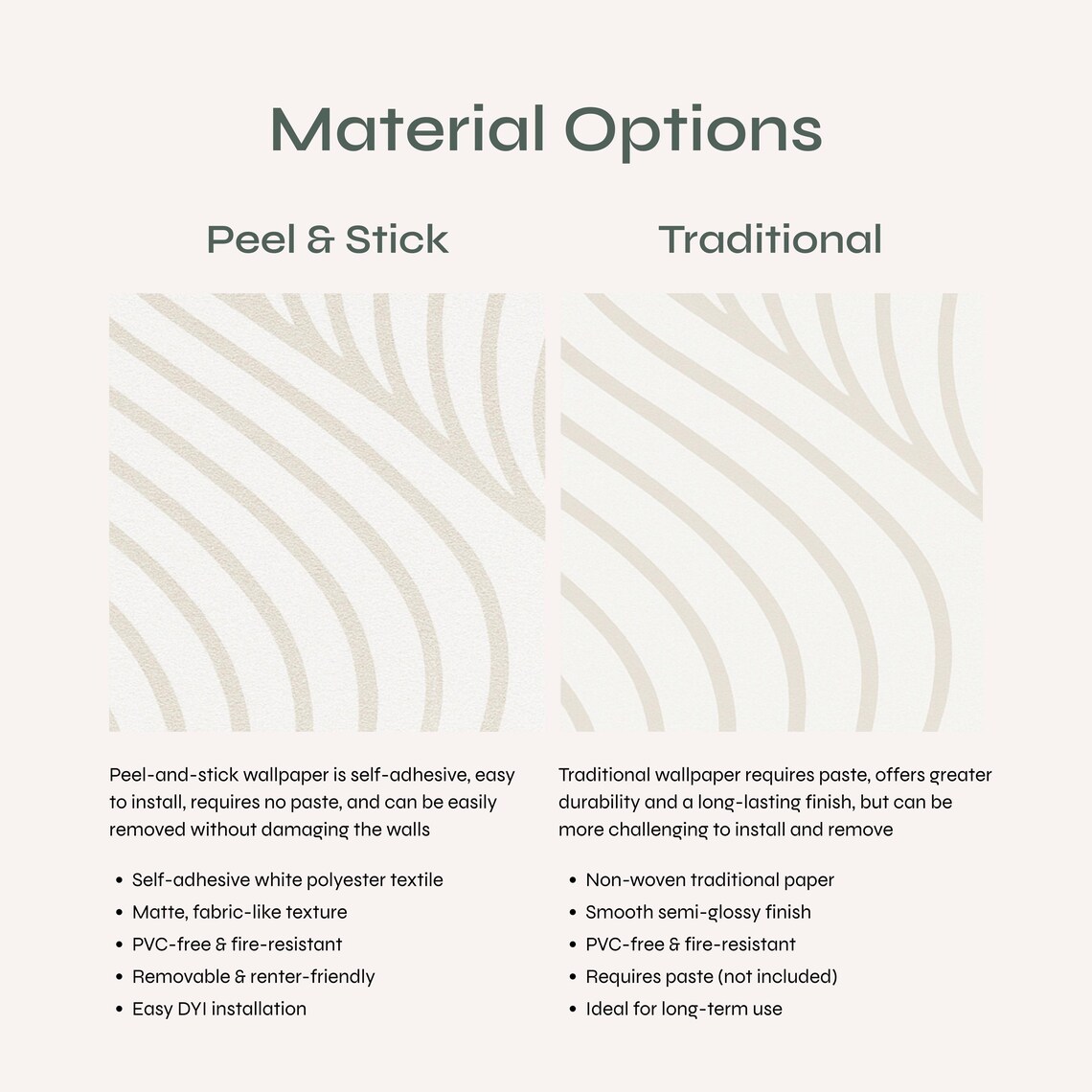 Gray Palm Tree Peel & Stick Wallpaper Mural: Tropical Minimalist Decor ...