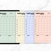 Habit Tracker WEEKLY & MONTHLY Layout Customizable Design Colors ...