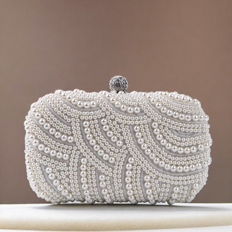 Silver Clutch Bag - Etsy