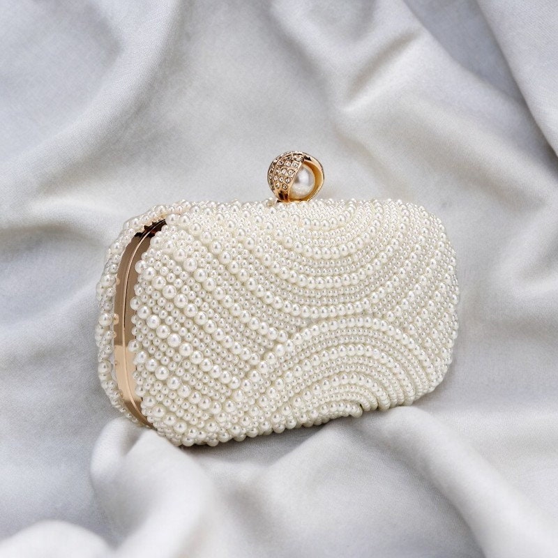 Ivory Bridal Clutch - Etsy