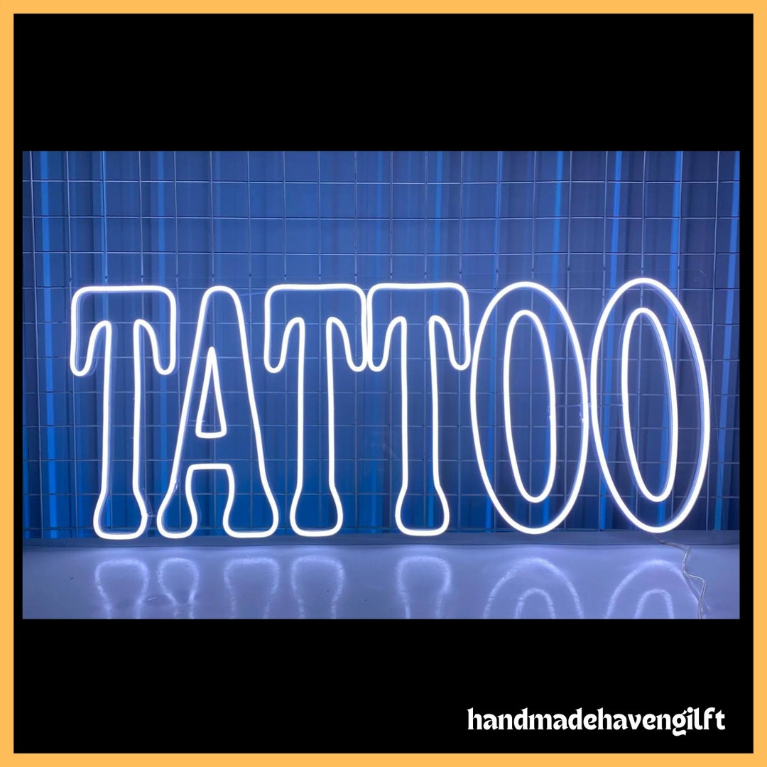 Tattoo Led Sign, Tattoo Studio Neon Sign, Tattoo Artist Led Light ...