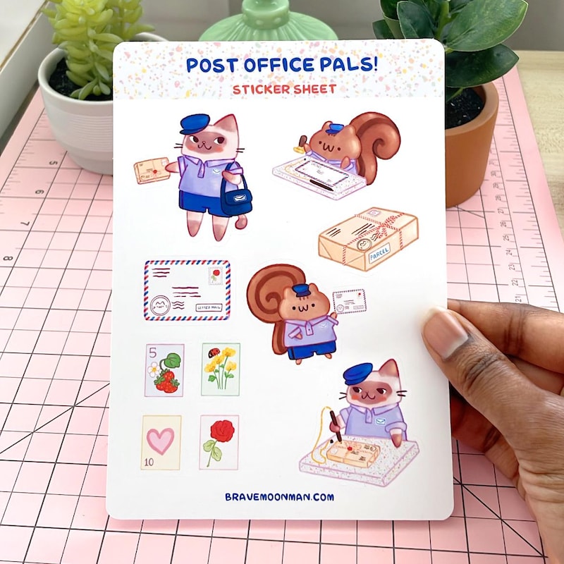 Mail Stickers - Etsy
