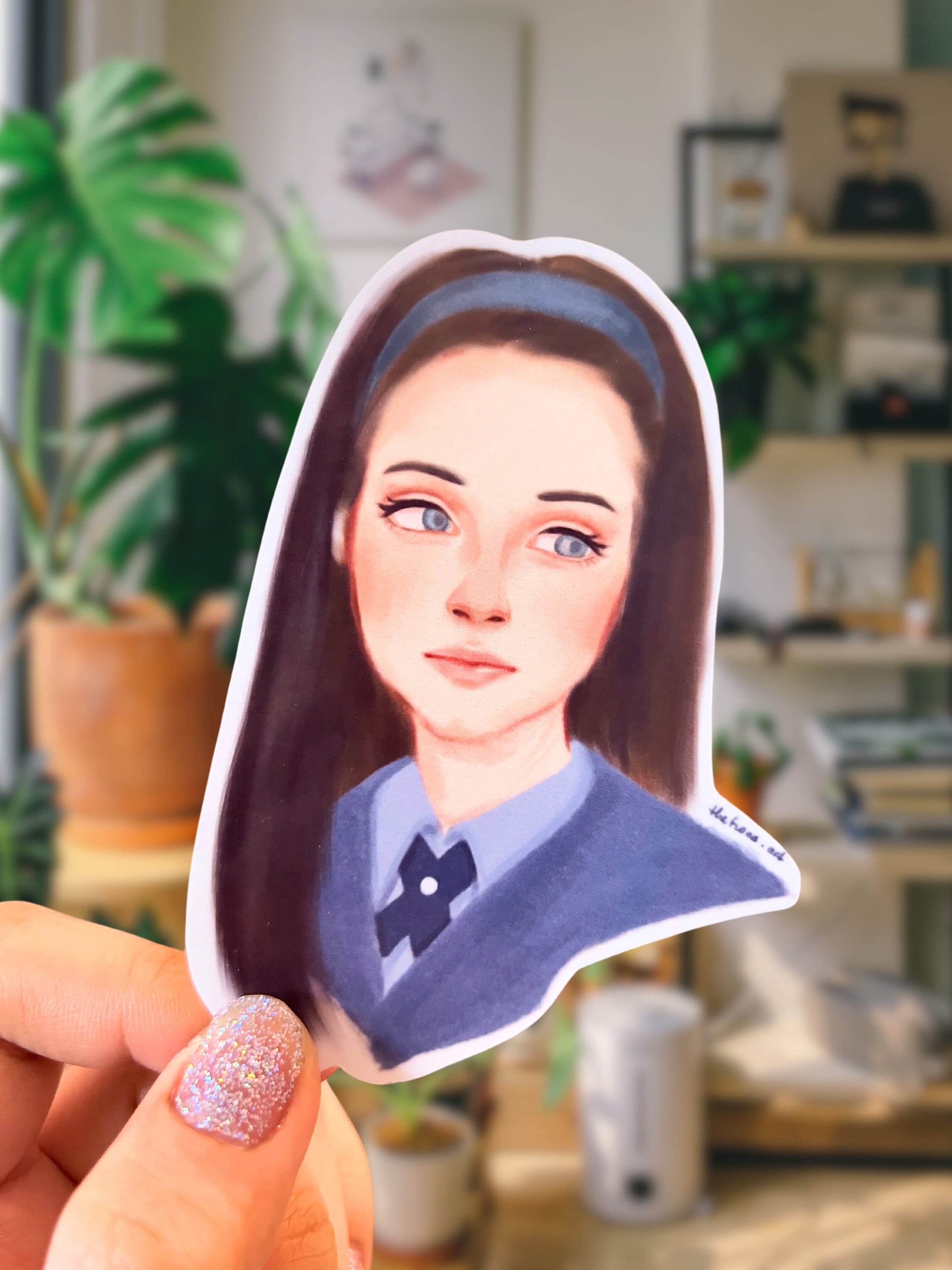 Rory Gilmore Aesthetic Sticker Sheet + Rory Gilmore Portrait Laminated ...