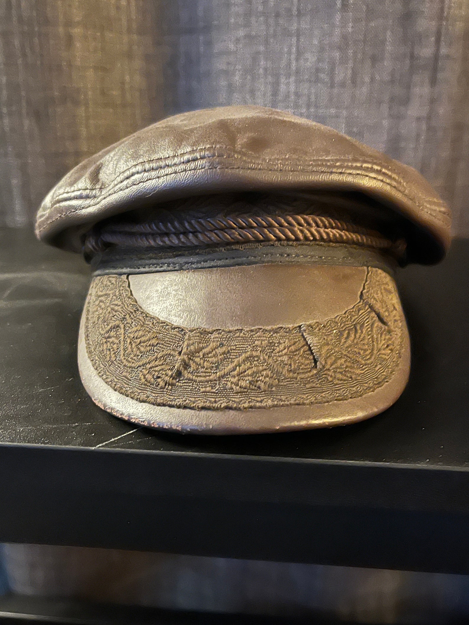 Vintage Genuine Leather Greek Fishermans Cap 21, Brown - Etsy