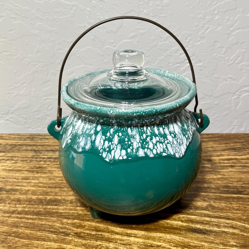Stoneware Bean Pot - Etsy