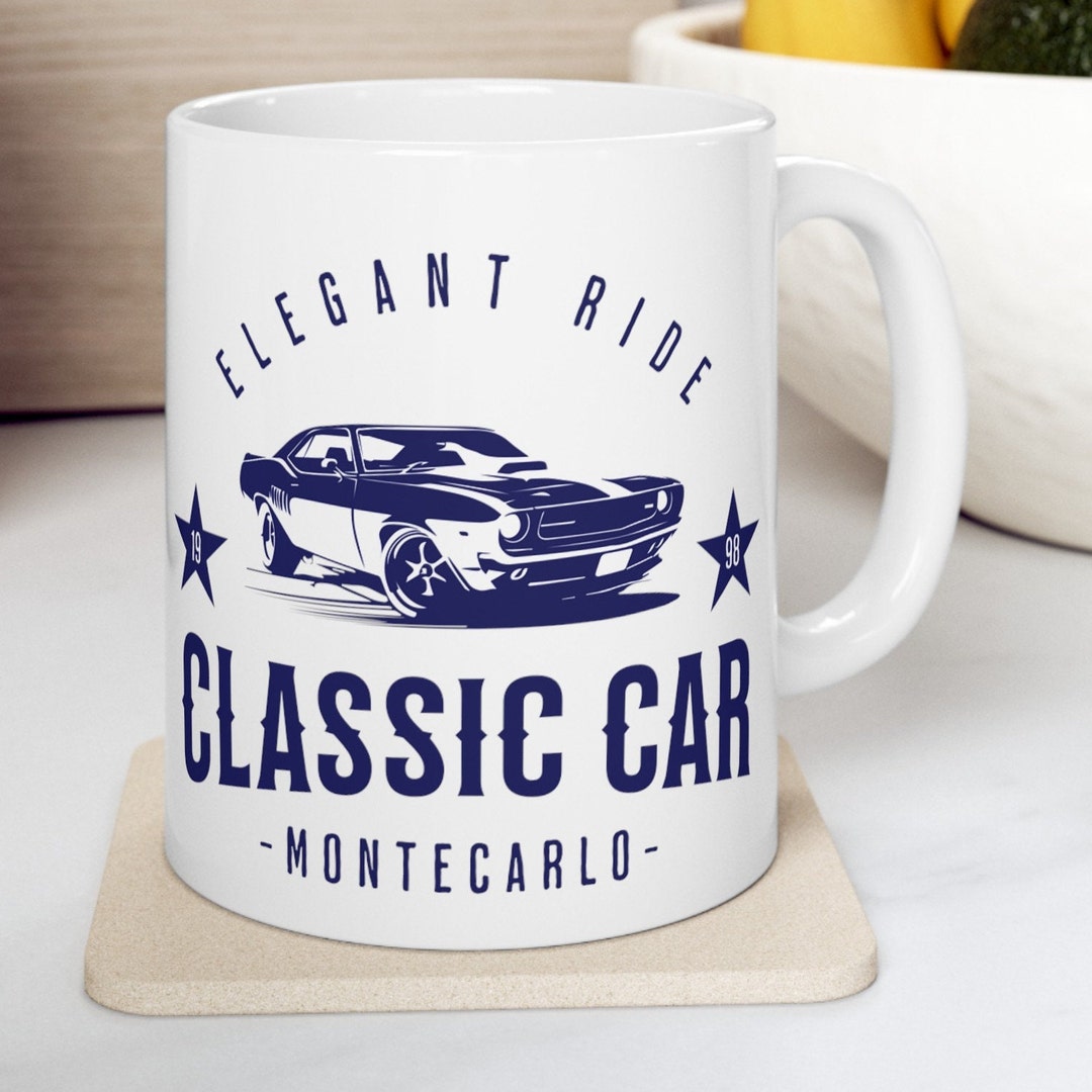 Classic Car Monte Carlo 1998 Y2K Mug, Y2K Classic Car Mug Gift for Car ...