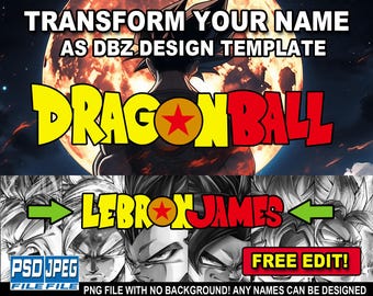 DBZ Anime Name Editor, DIY DBZ Font, Transform Your Name Into Anime ...