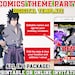 Printable Anime Design Invitation, DIY Manga Theme Birthday, Manga ...