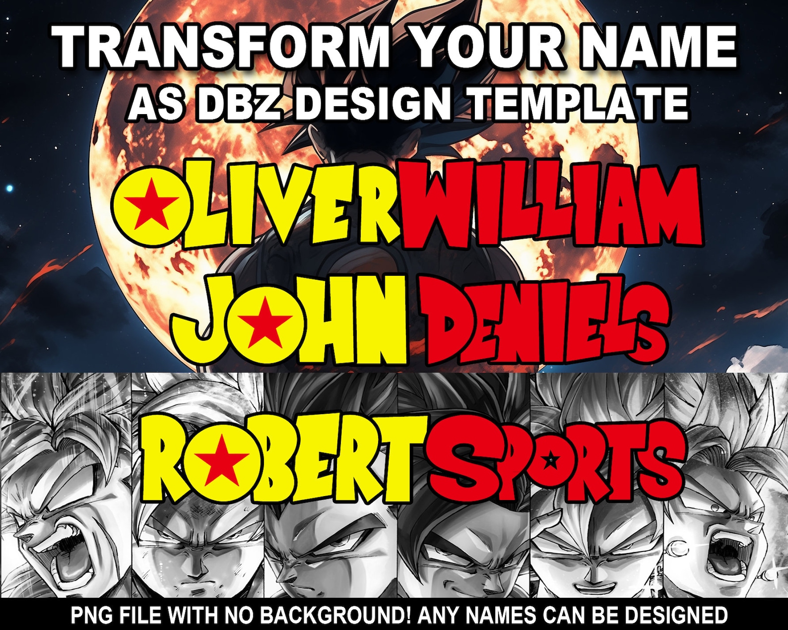 DBZ Anime Name Editor, DIY DBZ Font, Transform Your Name Into Anime ...