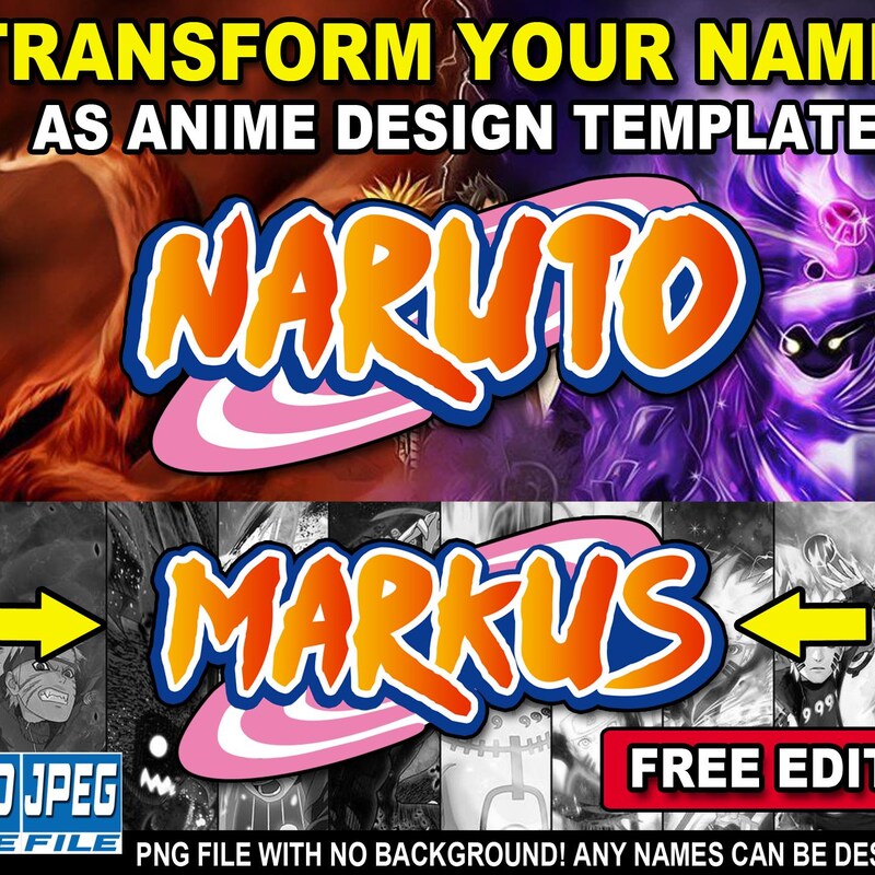 Naruto Banner - Etsy