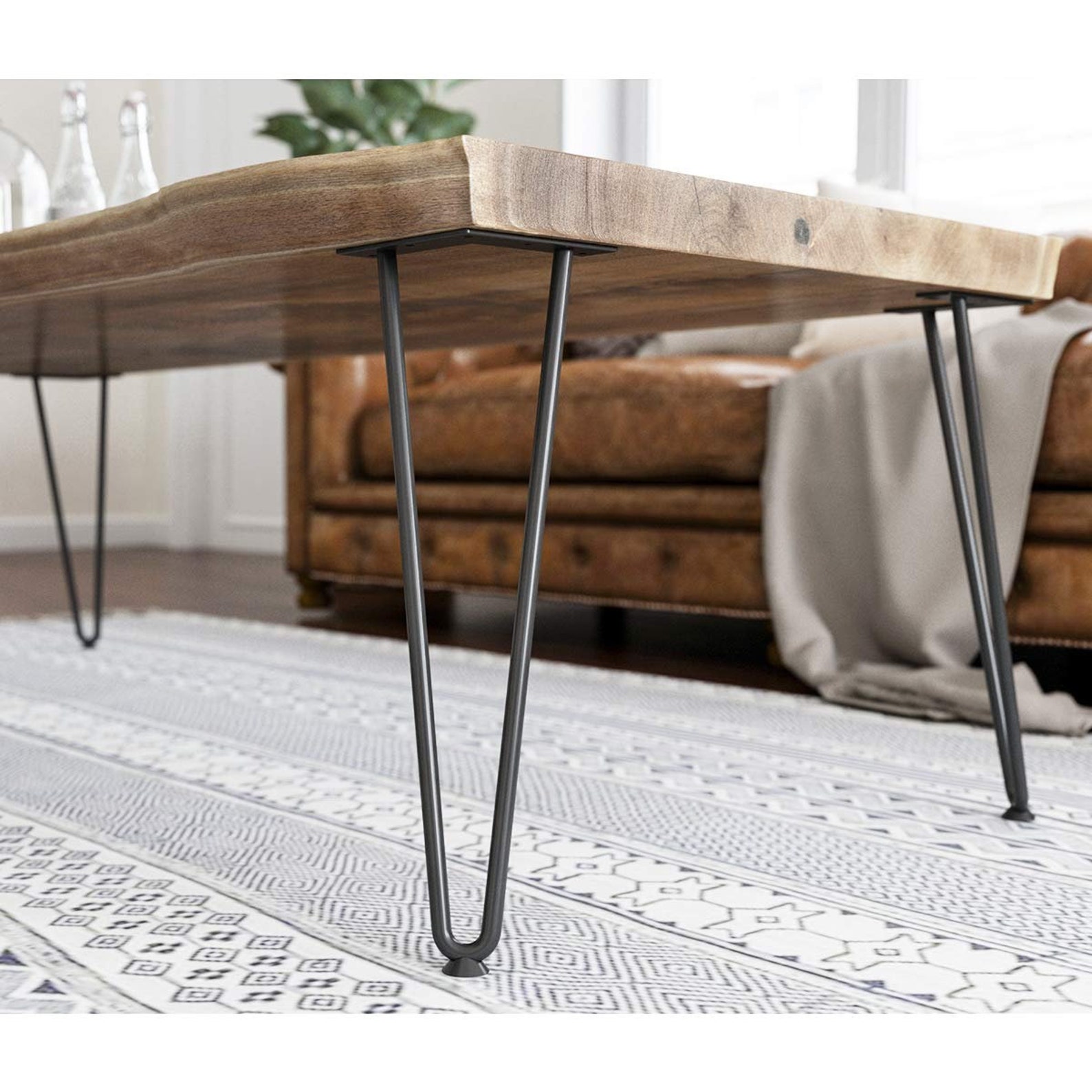 Table Legs - Metal Home DIY Projects for Nightstand, Coffee Table, Desk ...