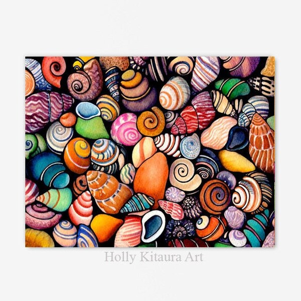Shell Painting - Etsy