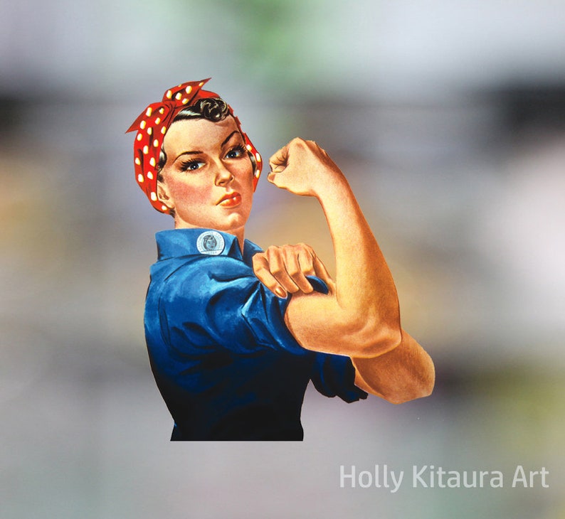 Rosie the Riveter Precision Laser Cut Vinyl Decal Weatherproof - Etsy