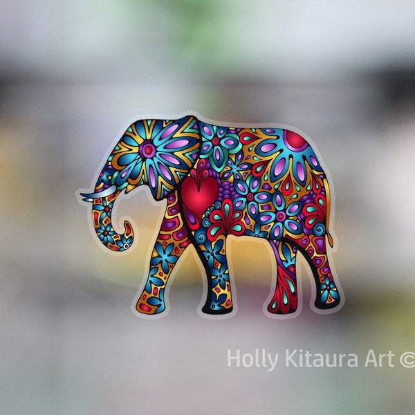 Elephant Car Decal - Etsy