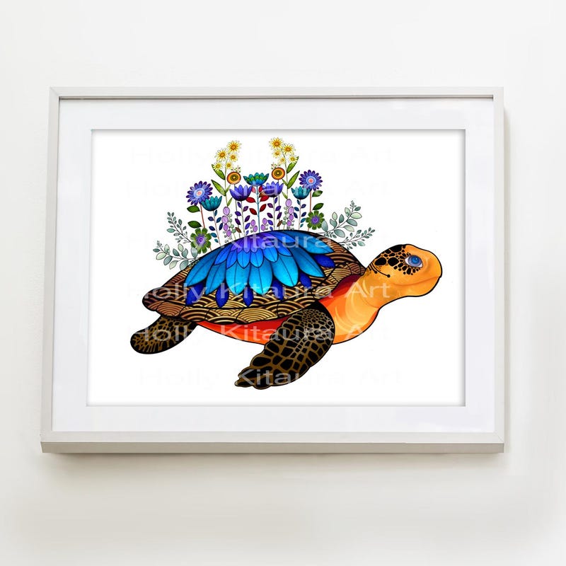 Hawaiian Honu Painting - Etsy