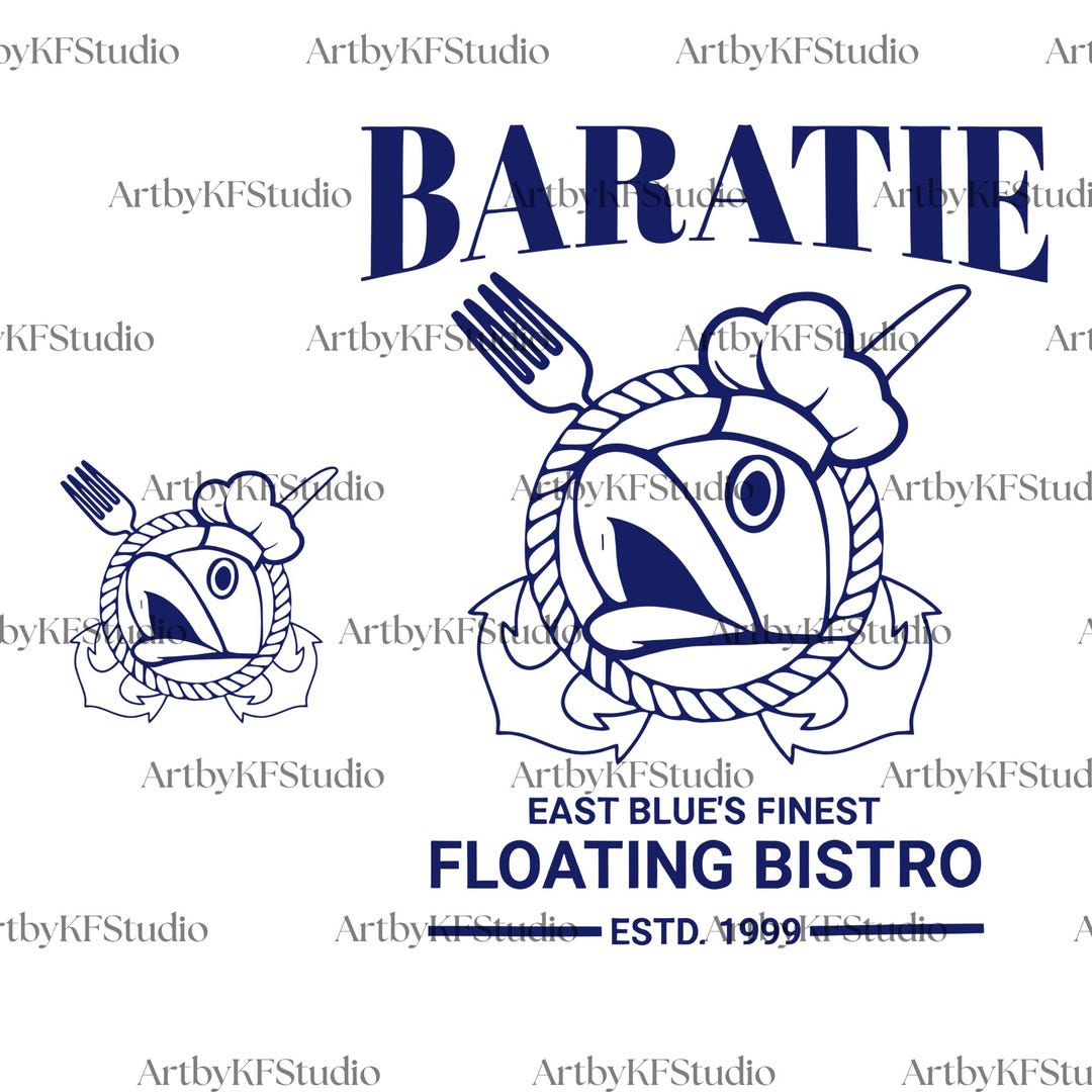Baratie Restaurant PNG, Vintage Anime Streetwear Graphic, Japanese ...