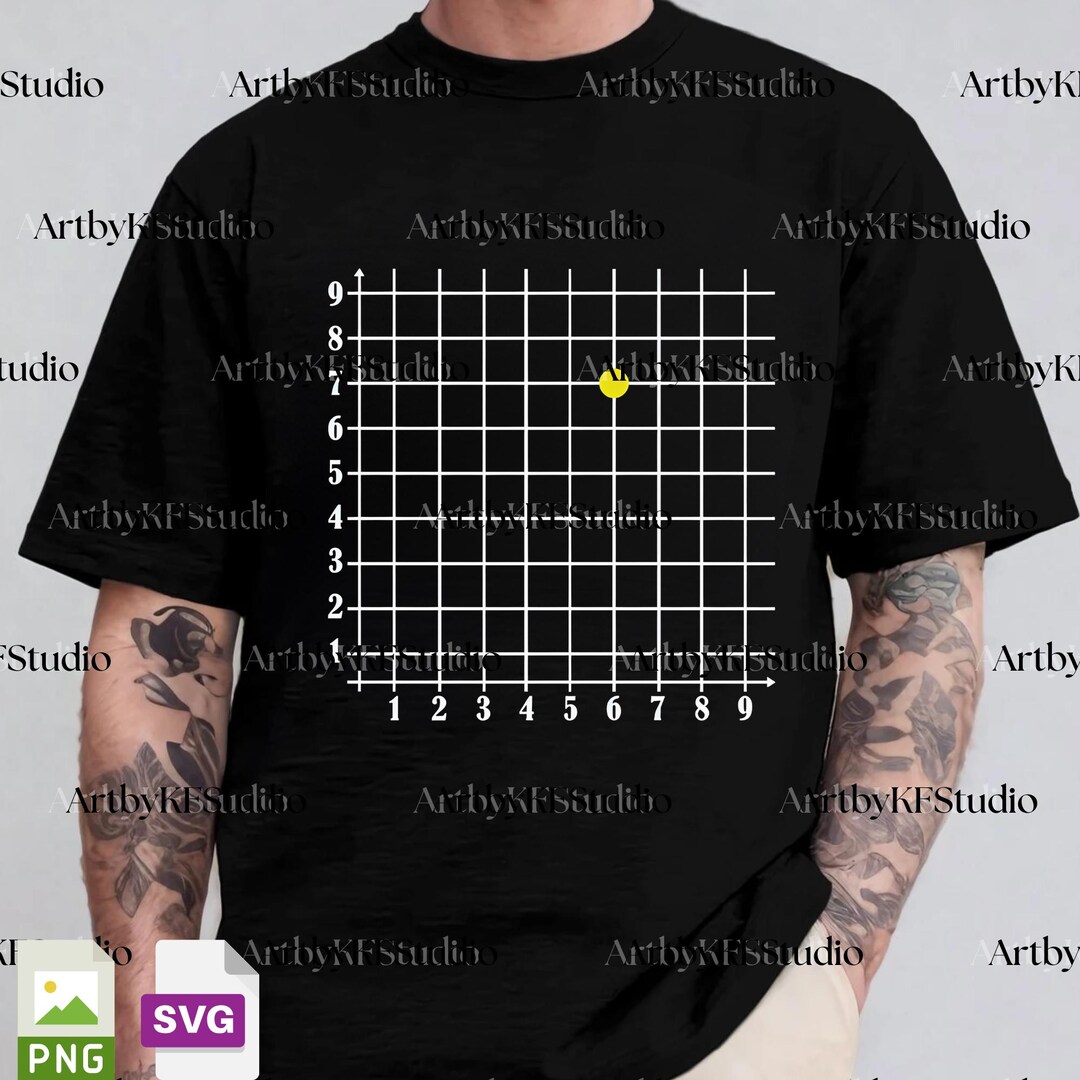 Coordinate 6 7 Meme PNG Svg for Circut, Funny Math Teacher Quote Design ...