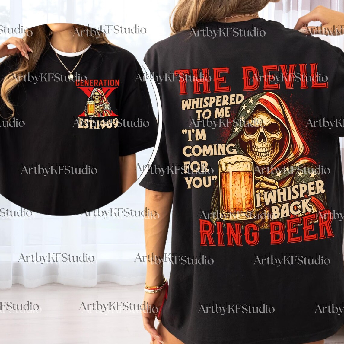 Generation X Custom Year Svg Png, Badass Gen X Design, Devil Brings ...