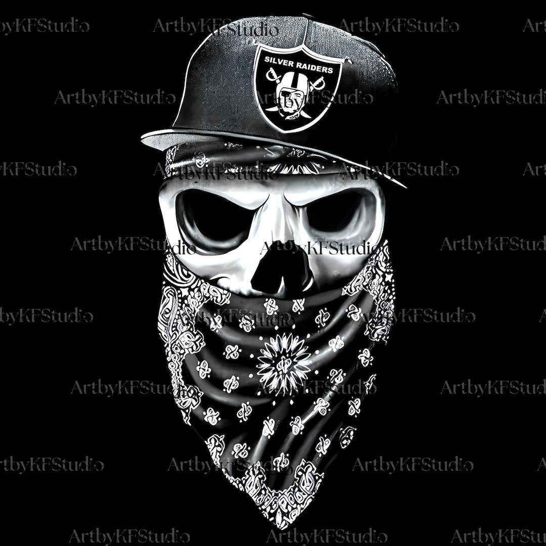 Raiders Skull Graphic Digital File, LA Oakland Las Vegas Raiders Design ...