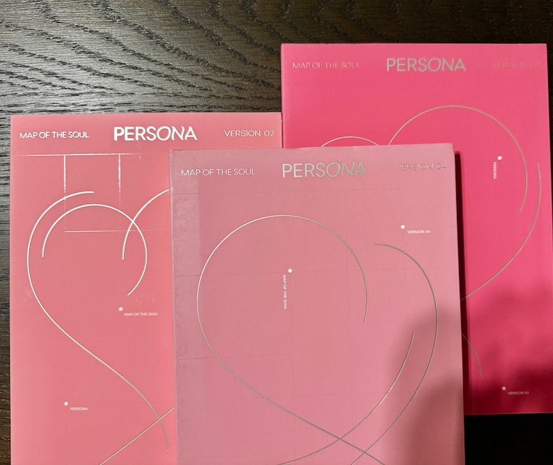 BTS Kpop Album Map of the Soul Persona Unsealed No Photo Card - Etsy