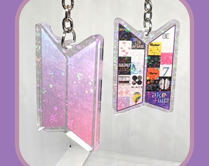 BTS Keychain BTS Album Discography Cover 10 Year Anniversary BTS ...