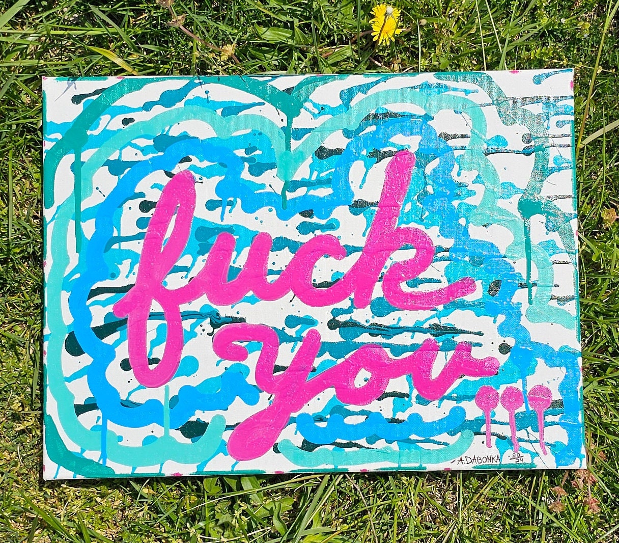 An Ode to the Bad Tipper, Graffiti Art, Krink K-60, by Adam J. Dabonka ...